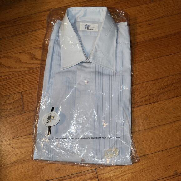 After Six | Shirts | New After Six Ruffle Front Tuxedo Shirt Vtg 7s ...